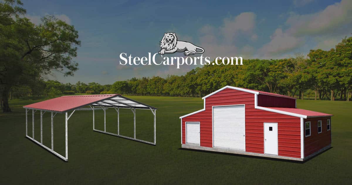 Three Car Carports | Triple Wide Carports | Buy 3 Car Carport Online